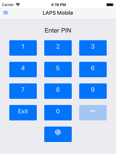 Secure LAPS web portal