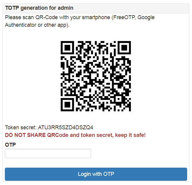Secure LAPS web portal